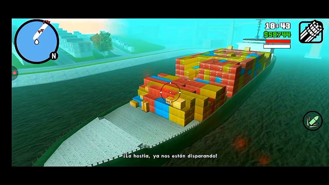 GTA:SAN ANDREAS #26/ COMO NÃO INVADIR UM NAVIO TUTORIAL KKKKKKK - YouTube