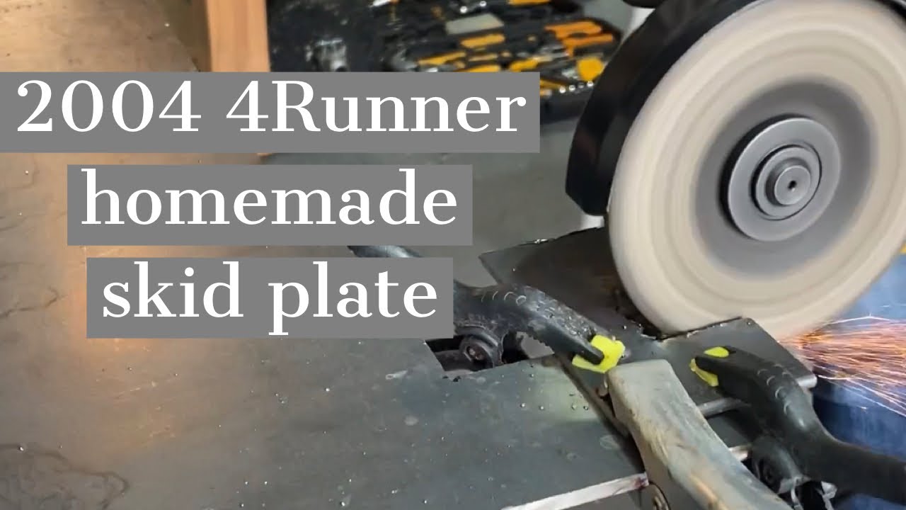 4th gen 4Runner 2004 Homemade skid plate [Connection points] - YouTube