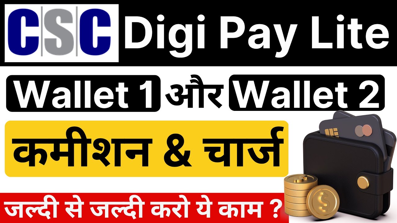 Digipay Lite Commission || CSC DIGIPAY LITE Commission Check Process ...