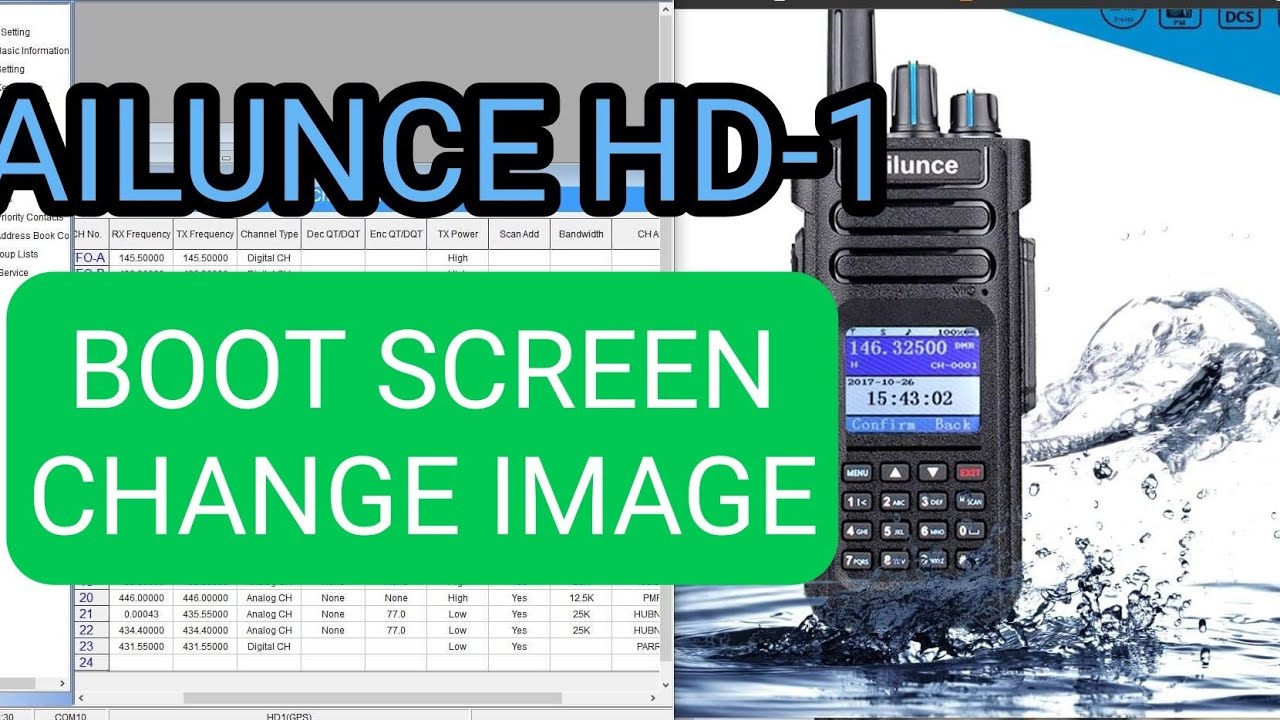 AILUNCE HD-1 BOOT LOGO PICTURE (160X128 BMP) - YouTube