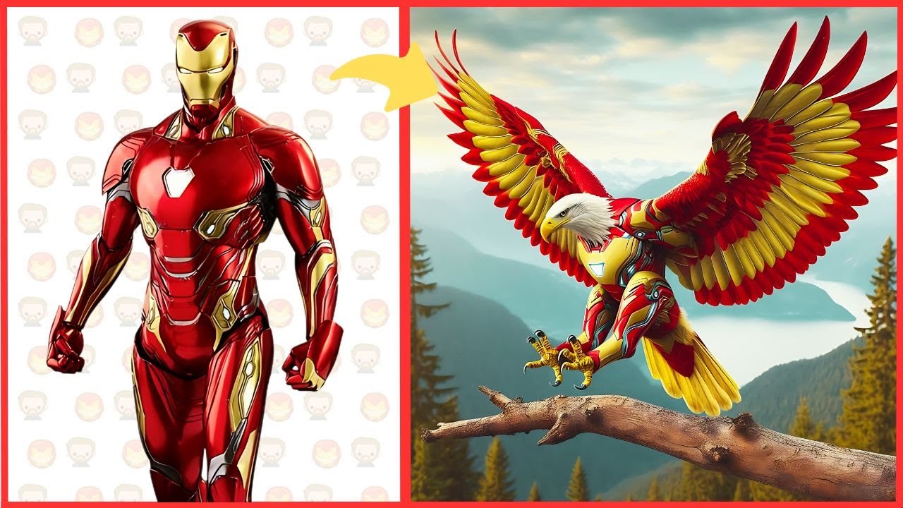 AVENGERS but BIG EAGLE 🦅 VENGERS 💥 All Characters (Marvel & DC) 2024 - YouTube