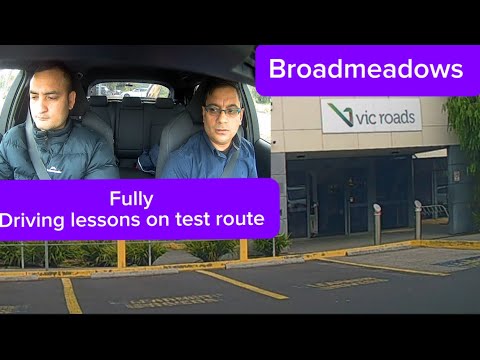 Driving Lessons on the VicRoads Test Route - YouTube
