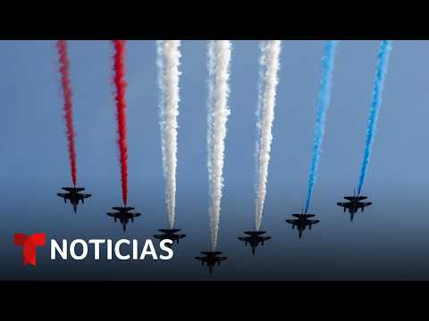 Desfiles y shows aéreos marcan la celebración de los 250 años de EE.UU. | Noticias Telemundo