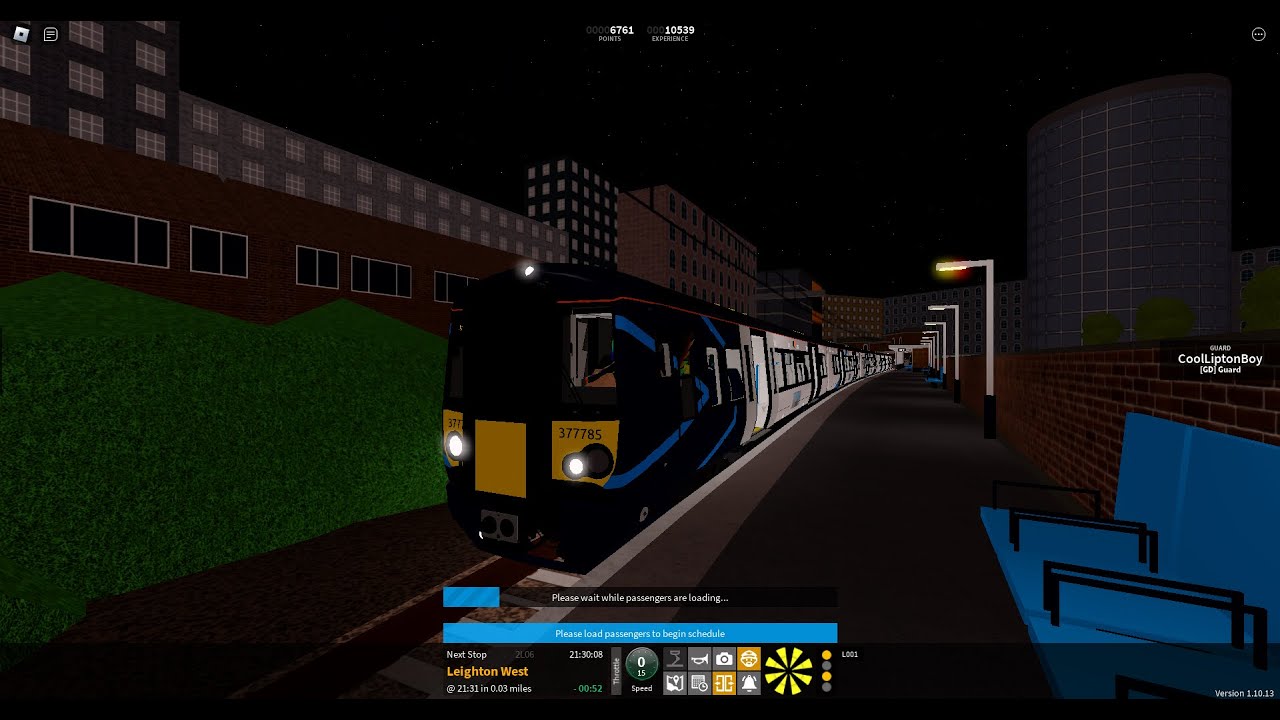 Roblox:SCR: Driving class 377/7 from Leighton West- Llyn-By-the-Sea. Ft ...