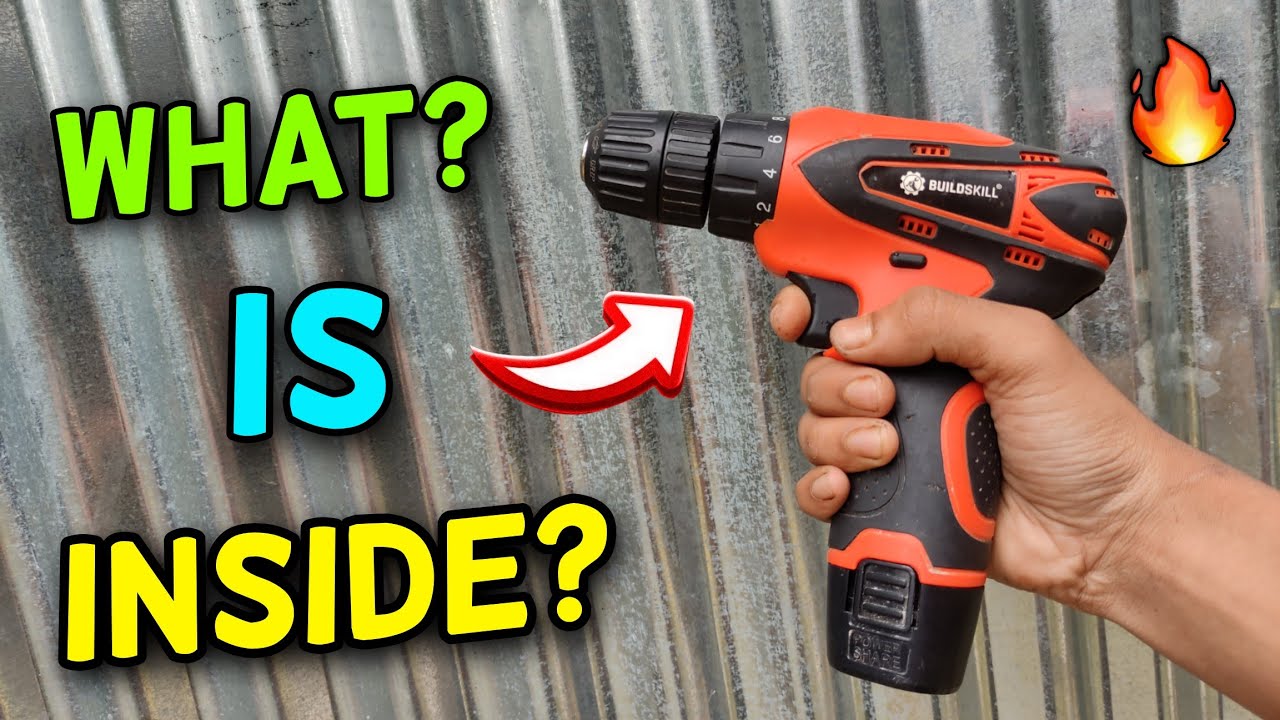 What Is Inside Of Cordless Dril? | 12 Volt Dril I Machine Teardown ...