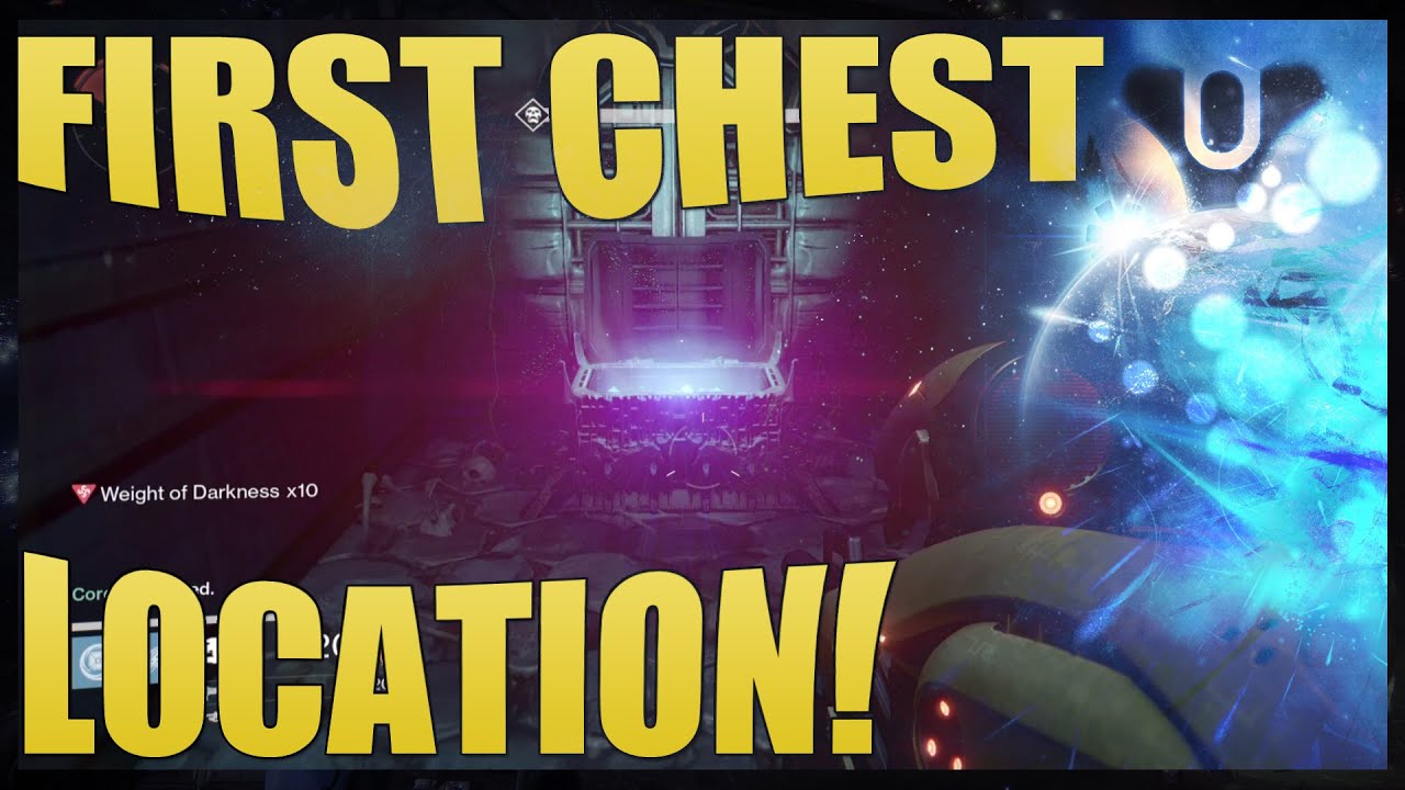 Destiny - First Chest in Crota's End Raid (DARK BELOW) - YouTube