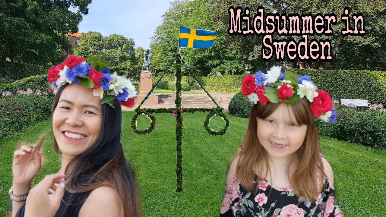 SWEDEN TRADITION MIDSUMMER CROWN - YouTube