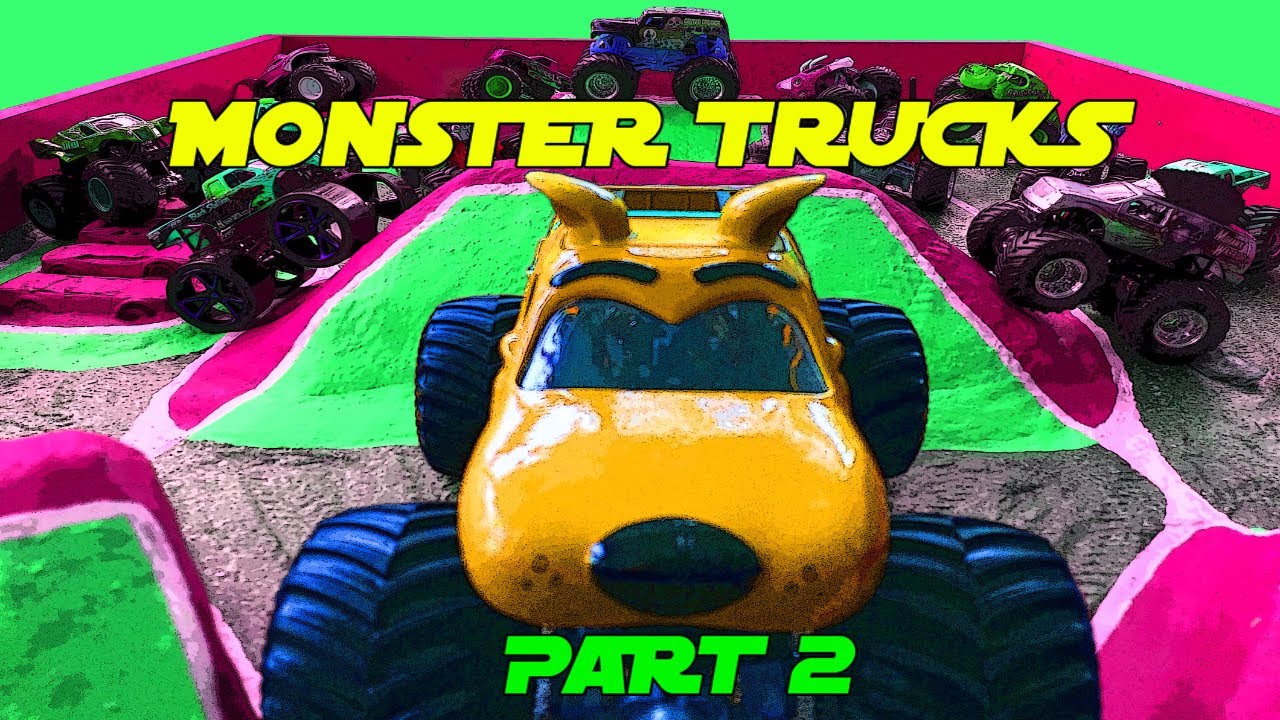 ⚠️ 👹 DIY Kids Monster Truck Arena 👹 CAUTION : Extreme Play ⚠️ : Part 2 ...
