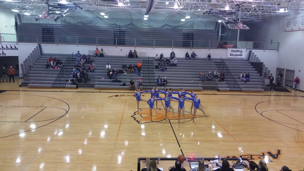 PFHS DANCE TEAM Kick Routine 1/10/18 - YouTube