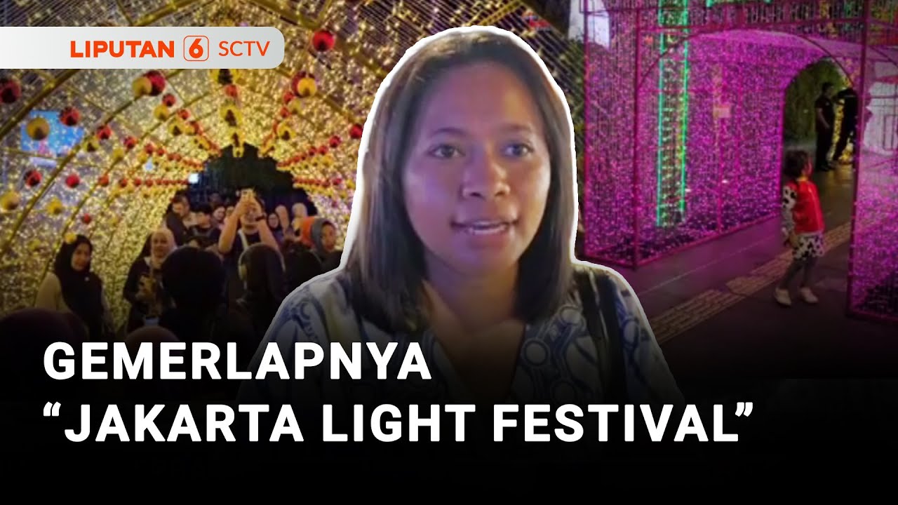 Pertunjukan Cahaya Dalam "Jakarta Light Festival 2025" Diminati ...
