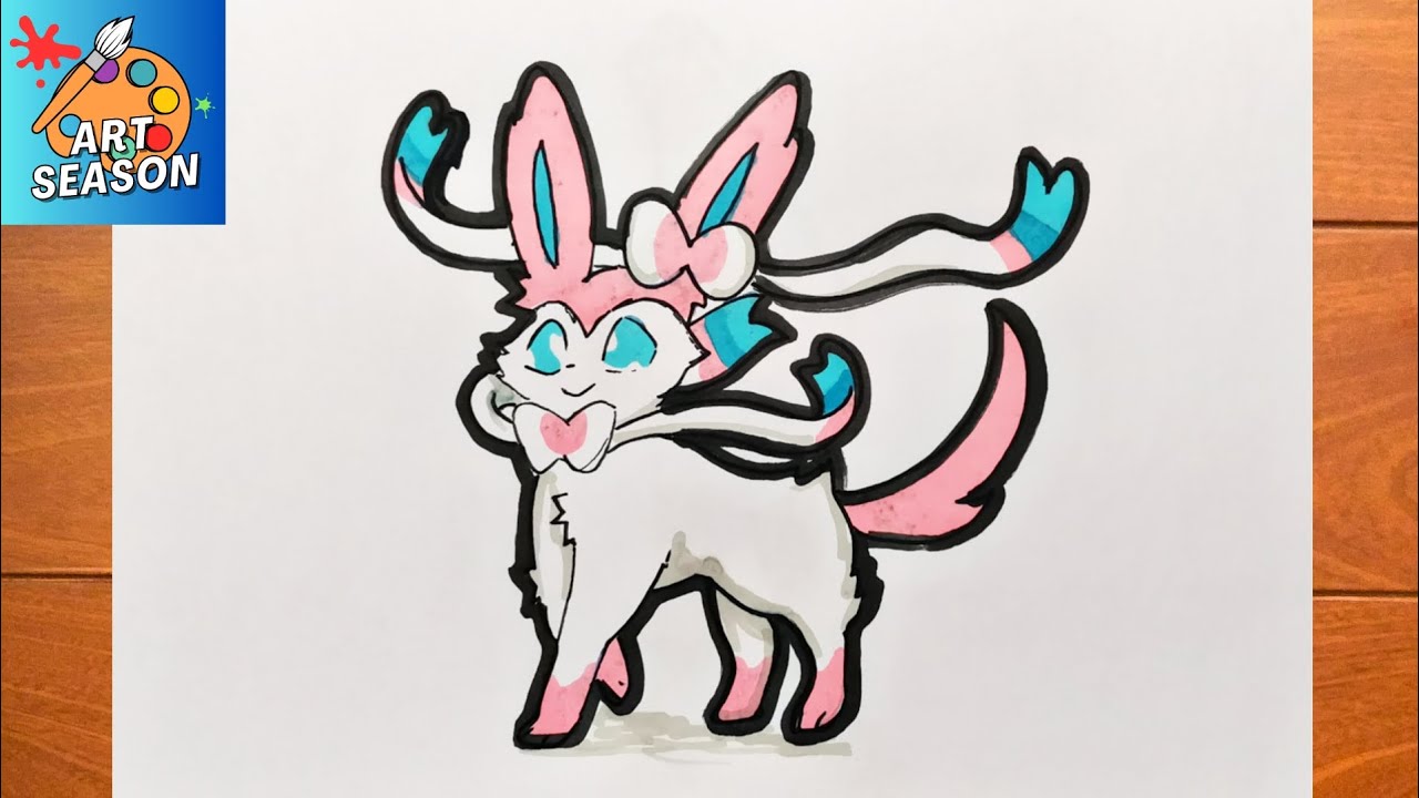How to Draw Pokemon Sylveon Step by Step - YouTube