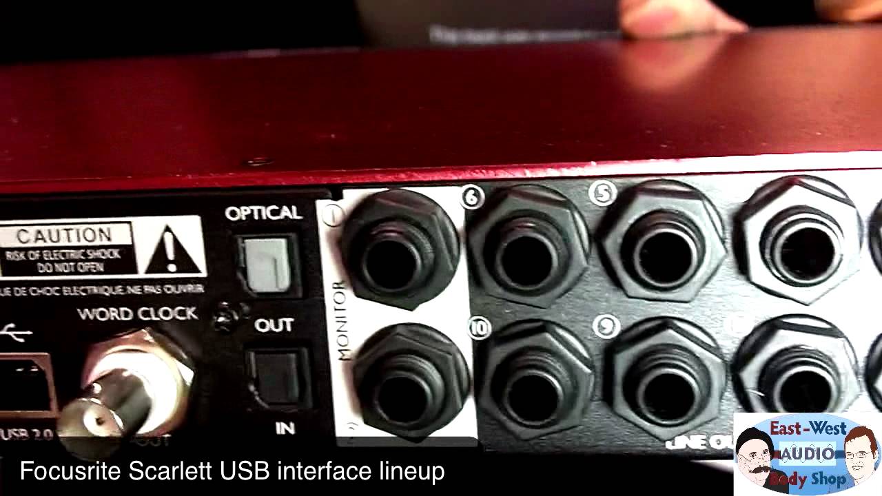 Winter NAMM 2013- Focusrite Scarlett series USB interfaces - YouTube