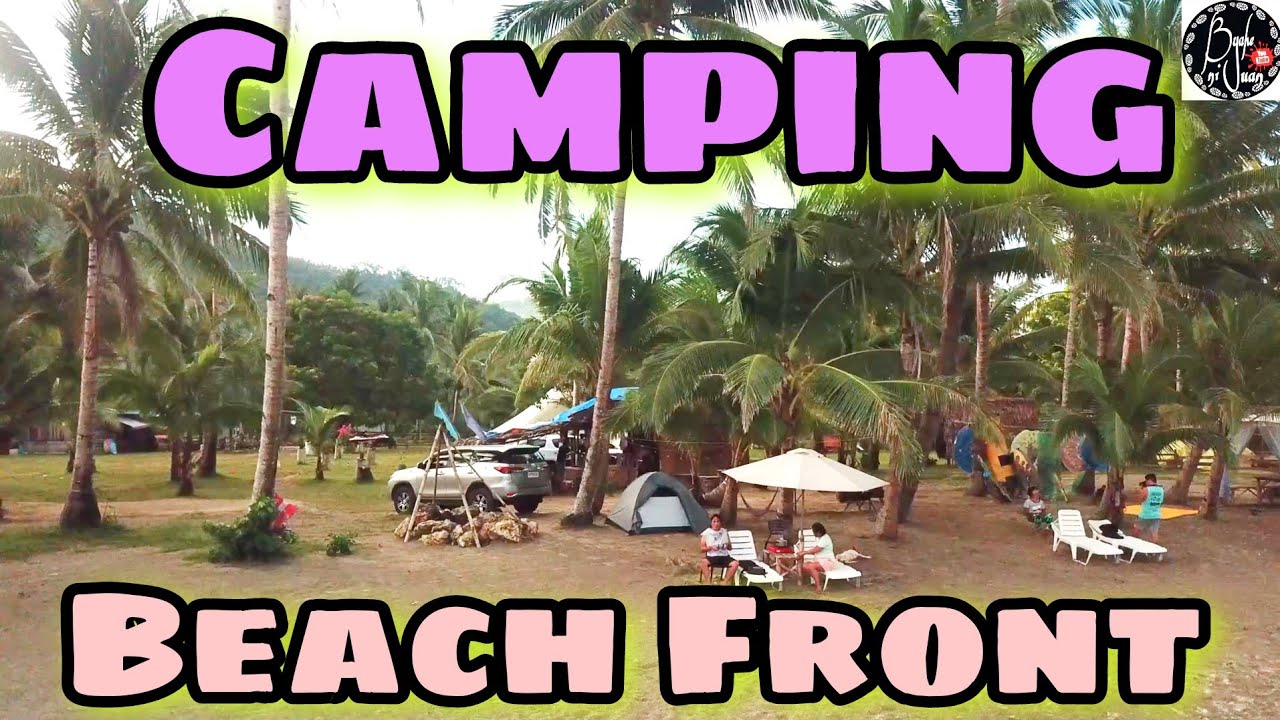 Buglas Beach Resort | Beach Front Campgrounds | Drone Shots - YouTube