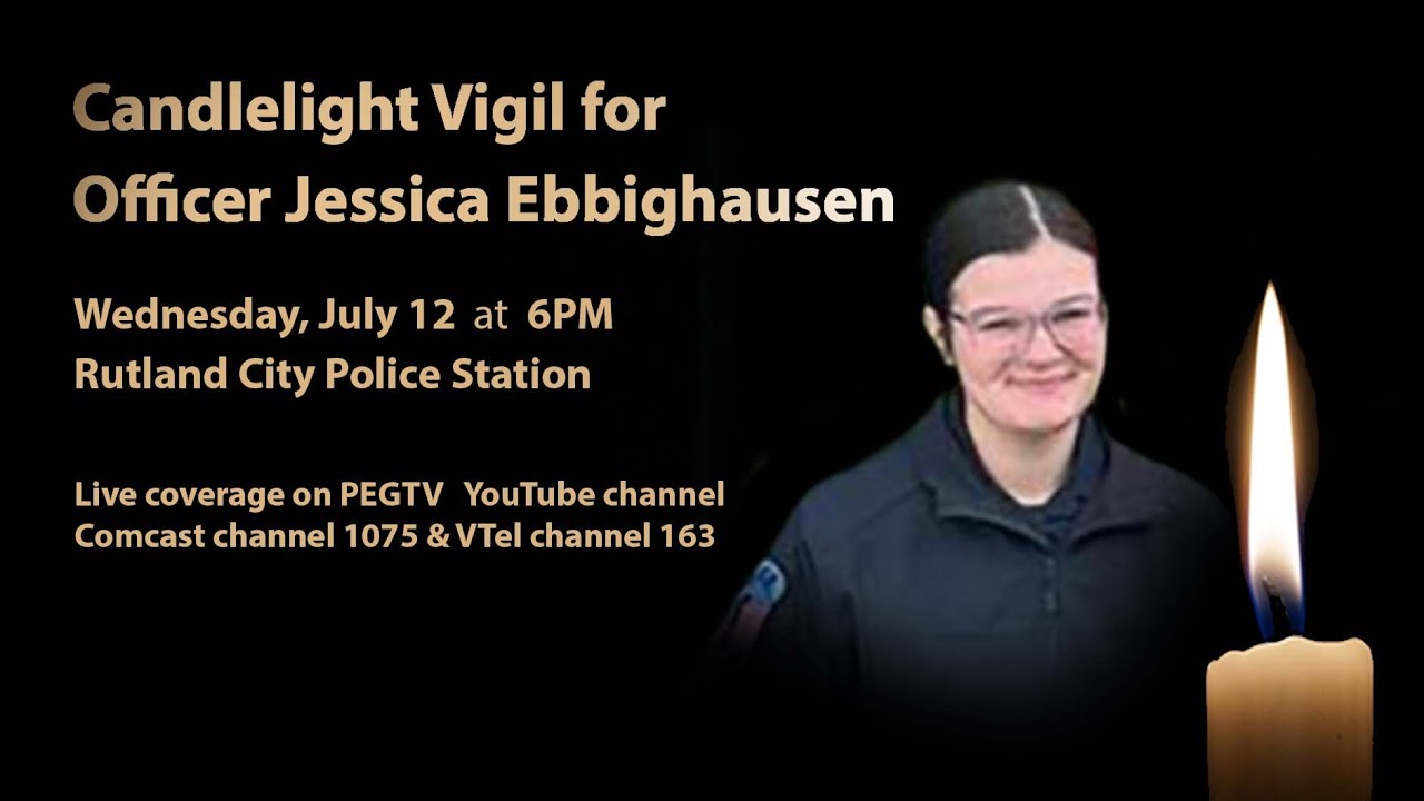 LIVE Vigil for Officer Jessica Ebbighausen - YouTube