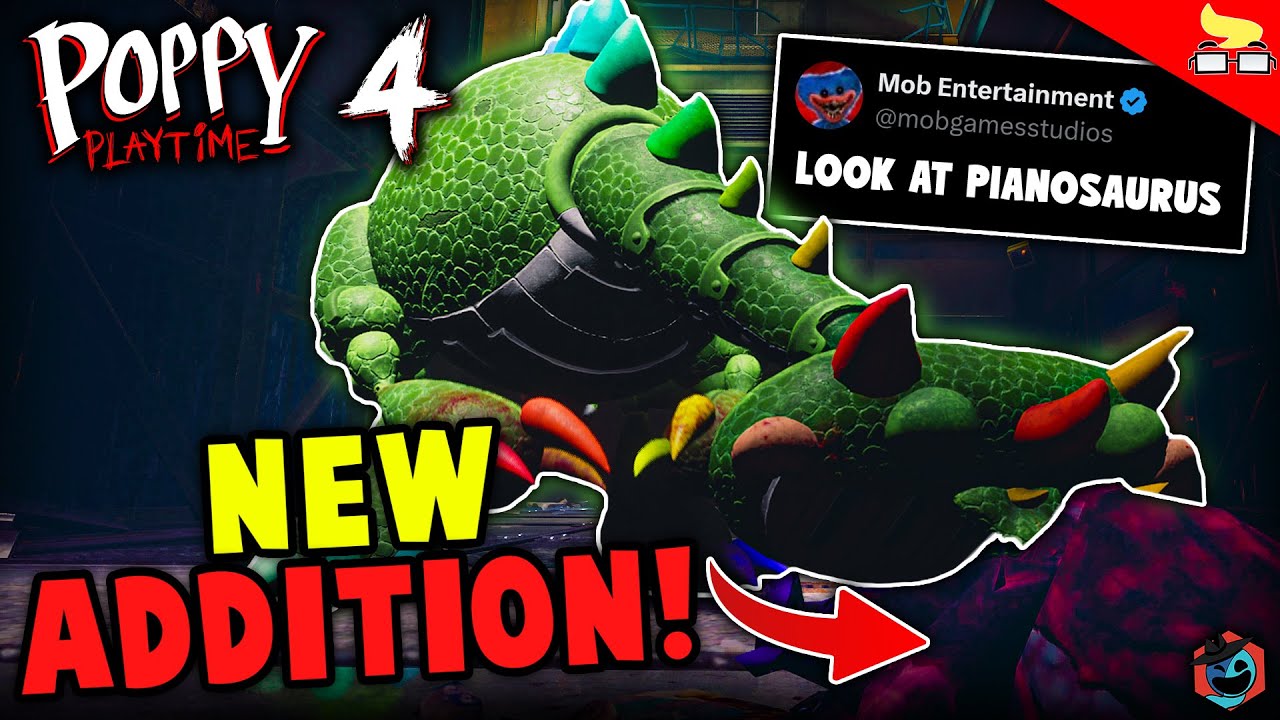 Pianosaurus Got UPDATED? (Poppy Playtime Chapter 4 Update) - YouTube