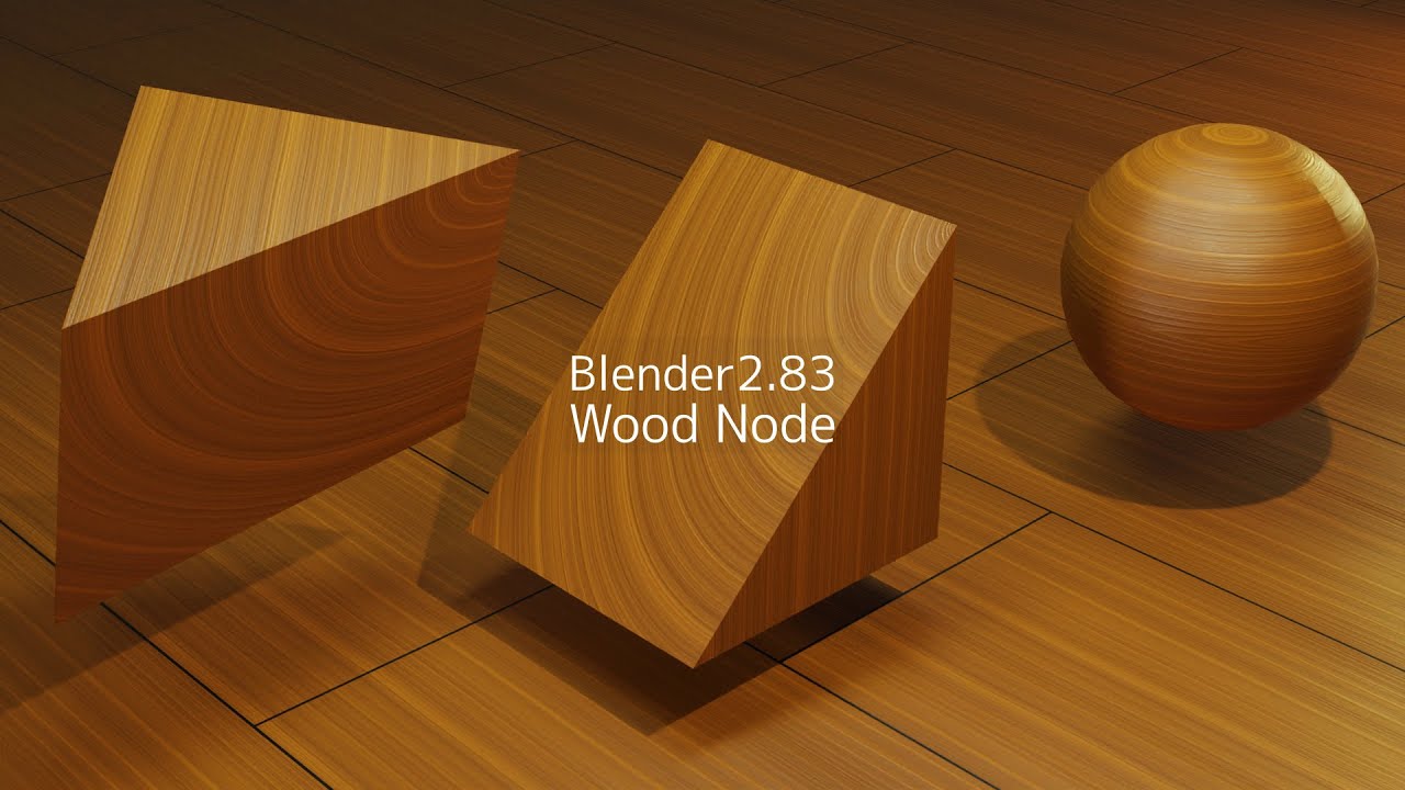 【Blender】Wood Node【作業動画】 - YouTube
