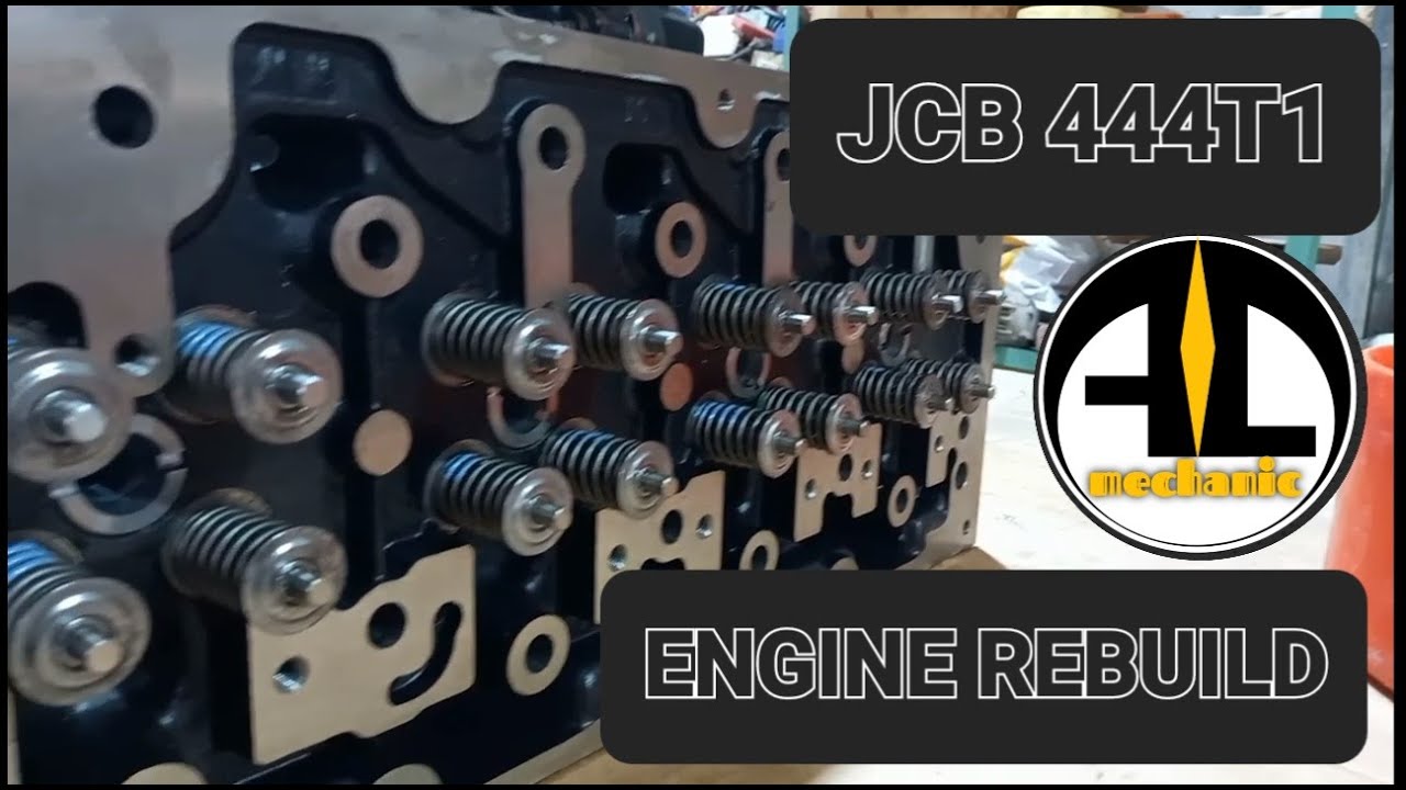 JCB 444T1 ENGINE,Paano pag-asemble ng cylinder head at paghigpit ng ...