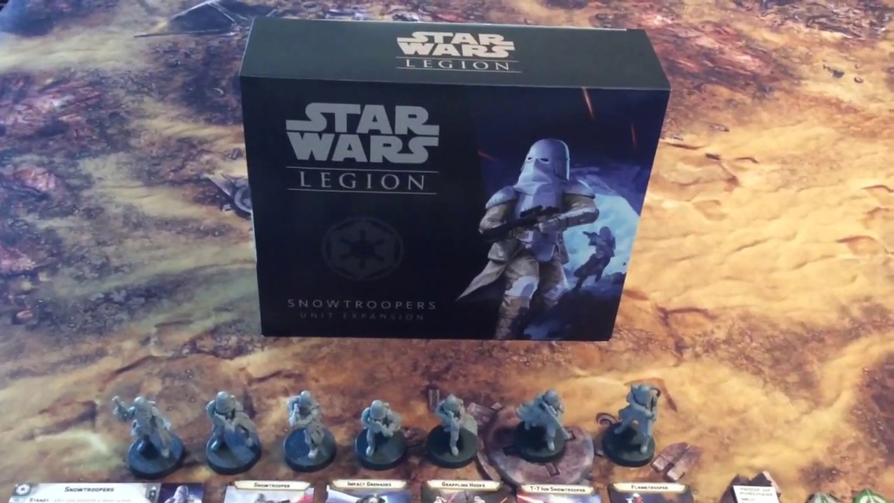 Star Wars: Legion: Snowtroopers Unit Expansion Content Overview - YouTube