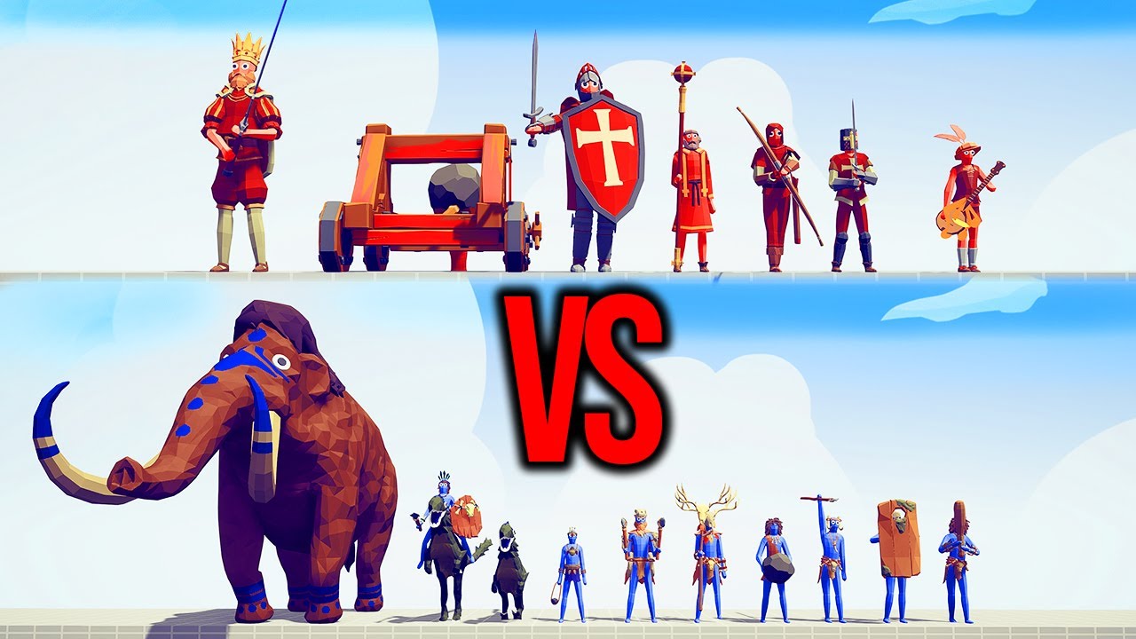 TRIBAL TEAM vs MEDIEVAL TEAM #34 | TABS - Totally Accurate Battle ...