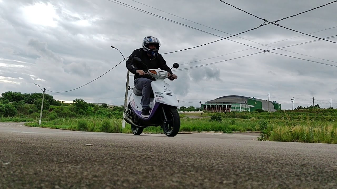 Yamaha Jog 70cc a ar stage six - YouTube