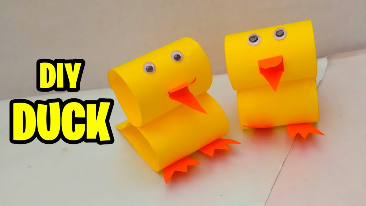HOW TO MAKE A PAPER DUCK - YouTube