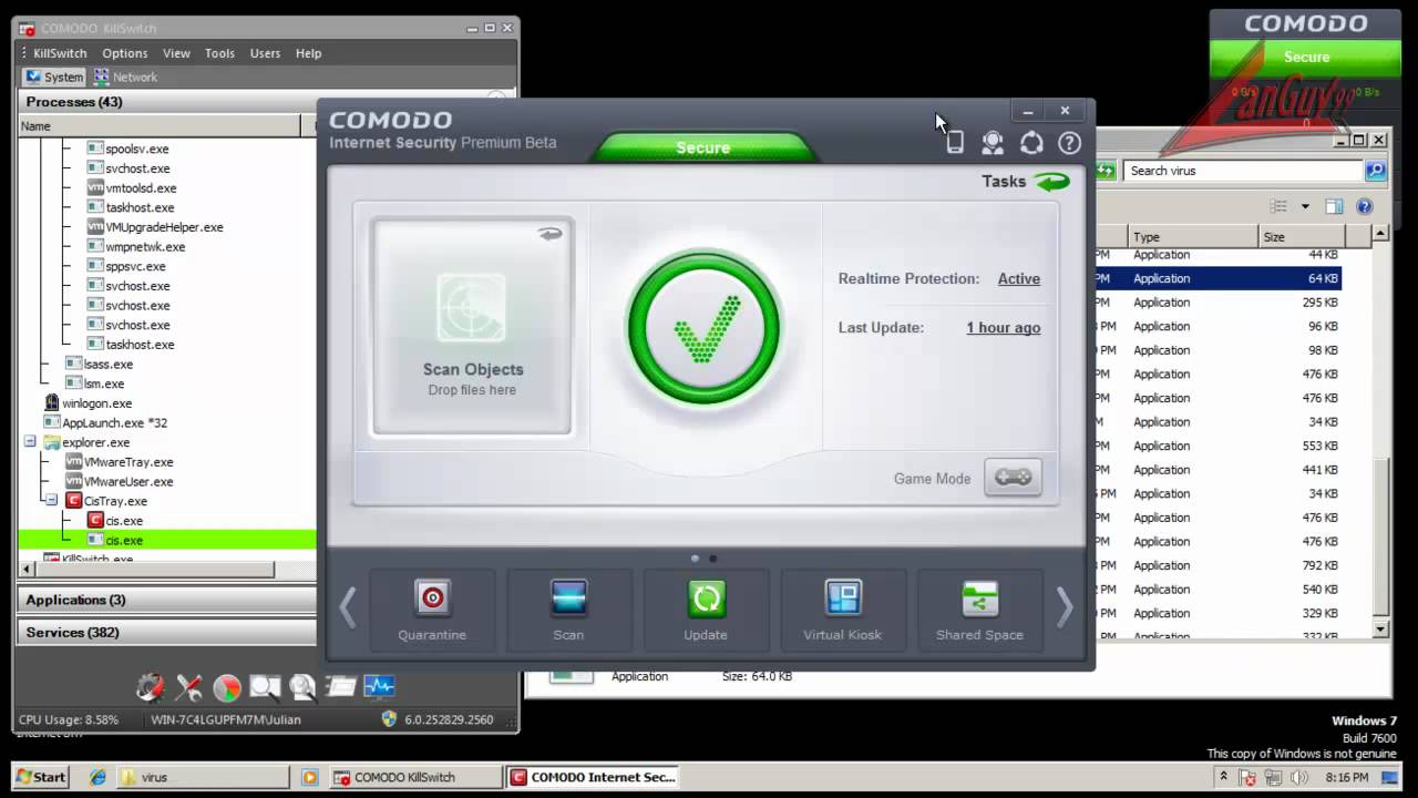 Comodo Internet Security 6 BETA - YouTube