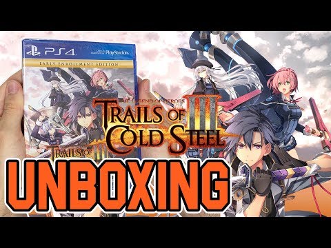The Legend of Heroes Trails of Cold Steel III Early Enrollment Edition PS4 Unboxing YouTube