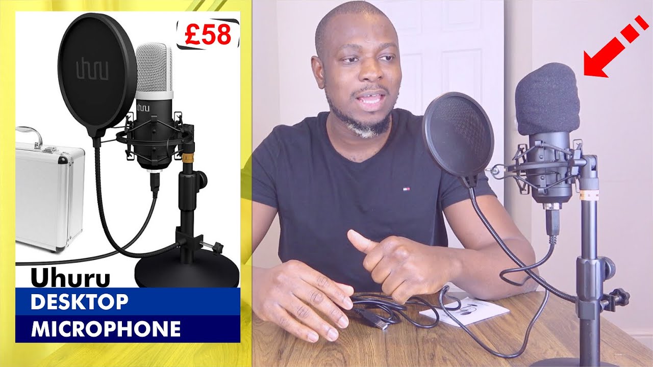 Uhuru Desktop Condenser Microphone #desktopmic #stereo #audio - YouTube