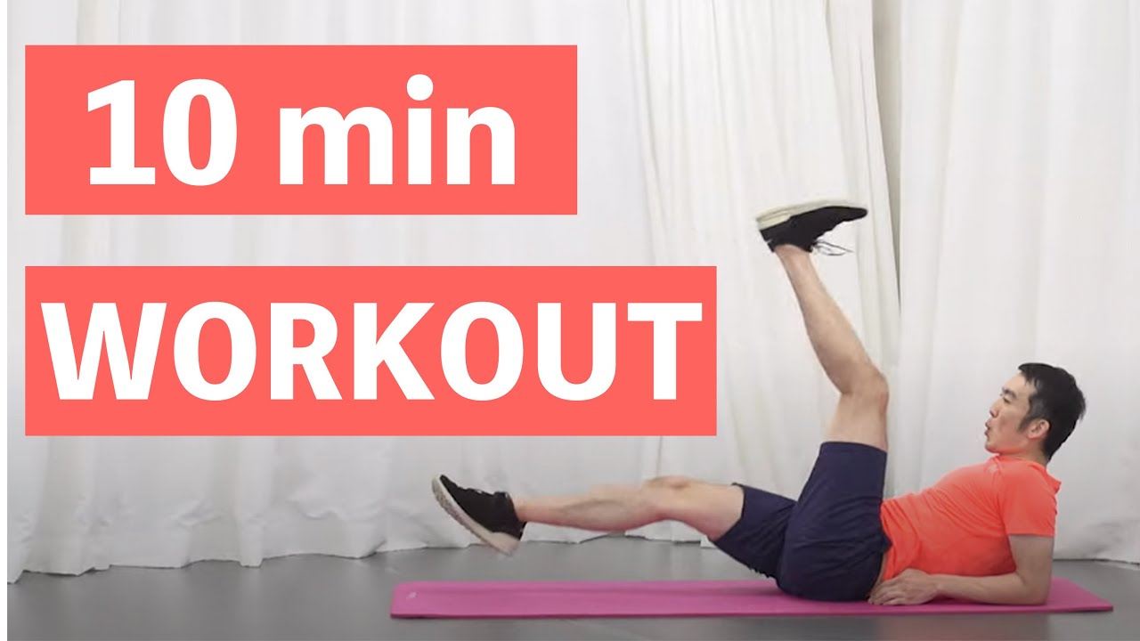 10 minutes workout no repeat no jumping - YouTube