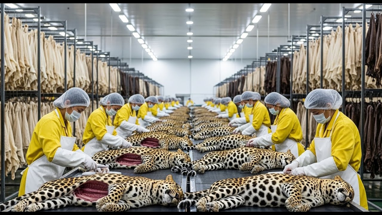 Inside the Modern Leopard Leather Factory: The Making of Luxury Fashion ...