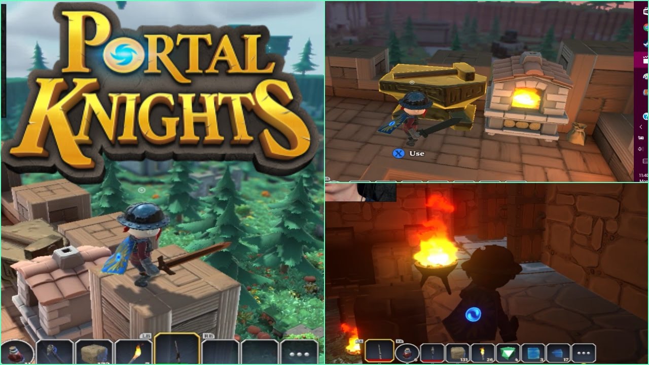 Forging Better Weapons! Portal Knights Gameplay 2 - YouTube