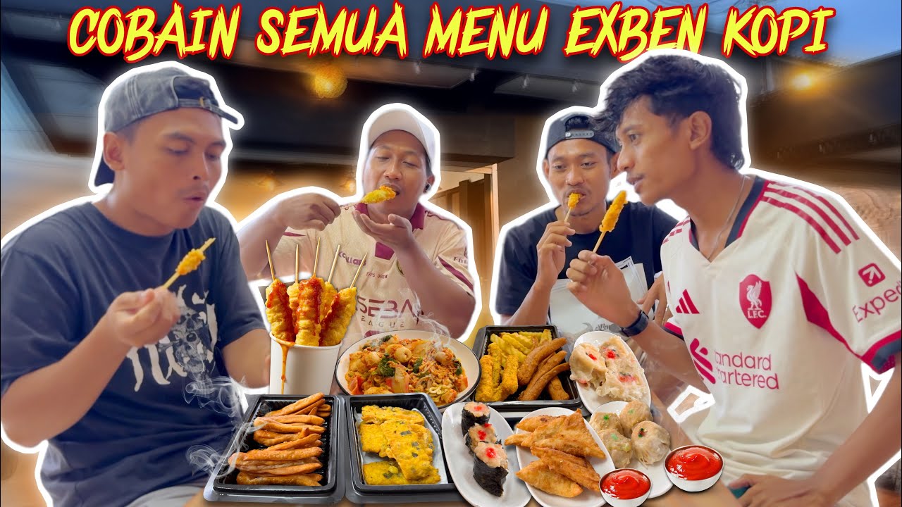 AKHIRNYA COBAIN SEMUA MENU CEMILAN DI EXBEN KOPI SETELAH HUJAN SEHARIAN ...