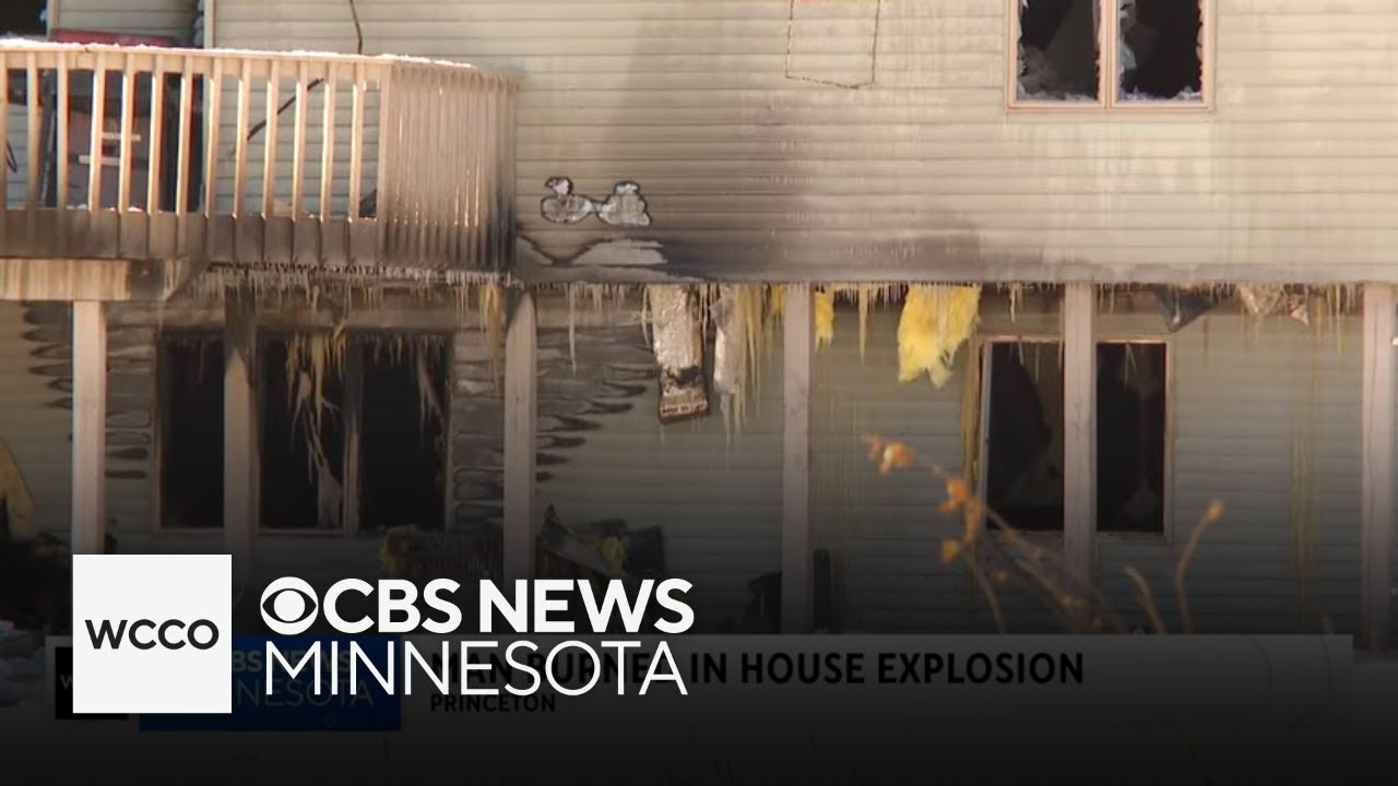 House explodes in rural Minnesota, critically injuring man - YouTube