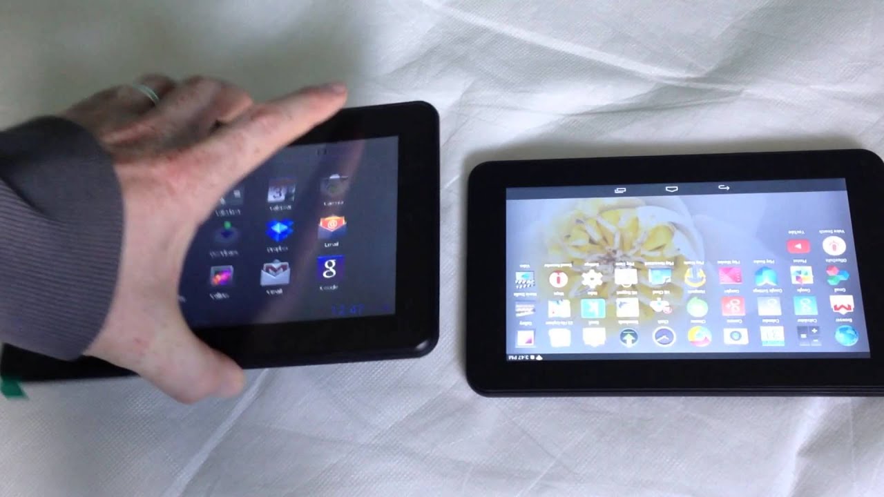 Hipstreet 7" Tablet VS. Digital2 Pad Tablet - YouTube