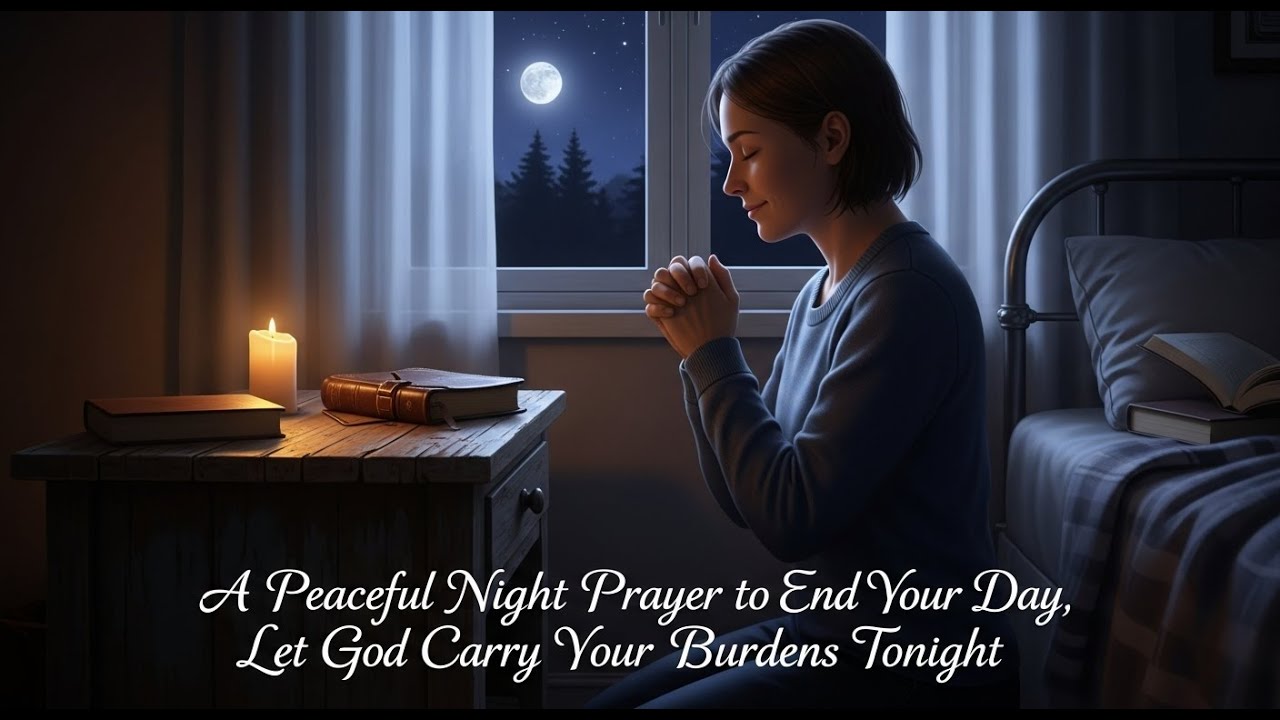 This Night Prayer Will Help You Sleep in God's Presence | Matthew 11:28 ...