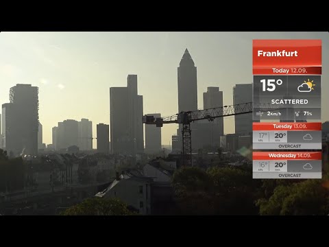 THE WORLD LIVE with Weather Forecast (C°) - earthTV® 12 Sep 2022 - YouTube