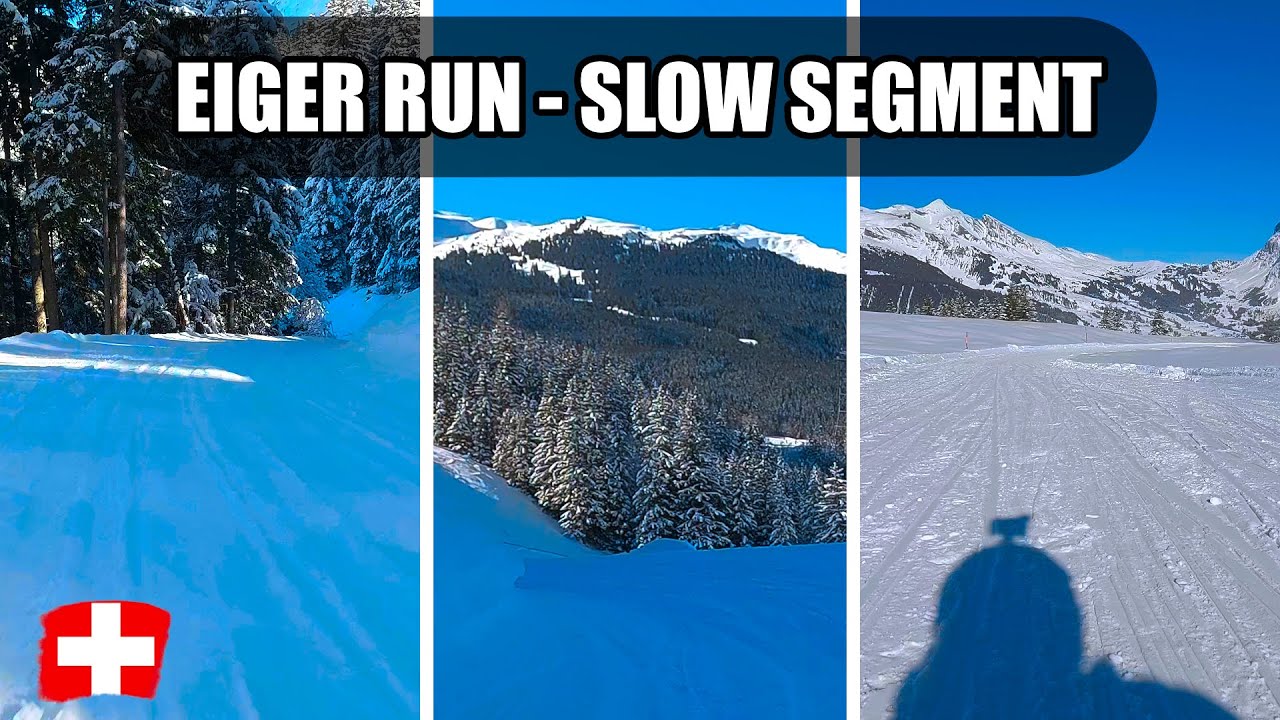 Sledging raw and uncut: Eiger Run - Slow Segment - YouTube