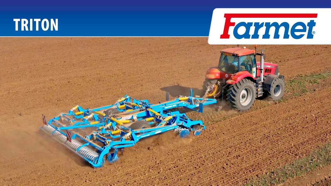 Cultivator Farmet Triton 450 PS - YouTube