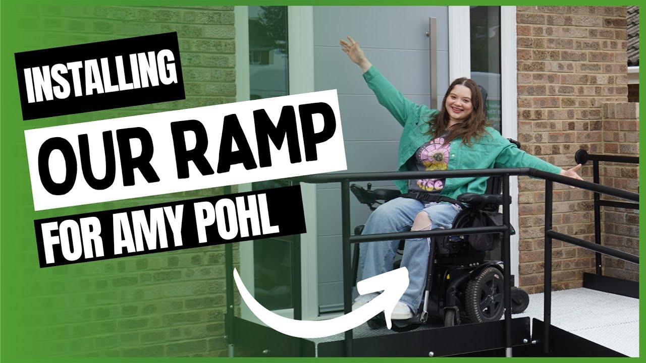 Wheelchair Ramp Installation for Amy Pohl's Home - YouTube