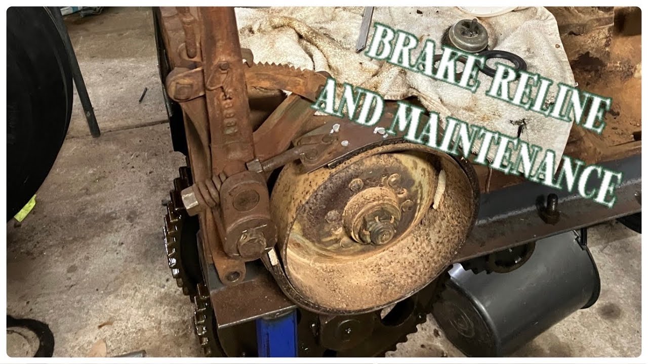 Brake reline. Massey Harris 25 - YouTube