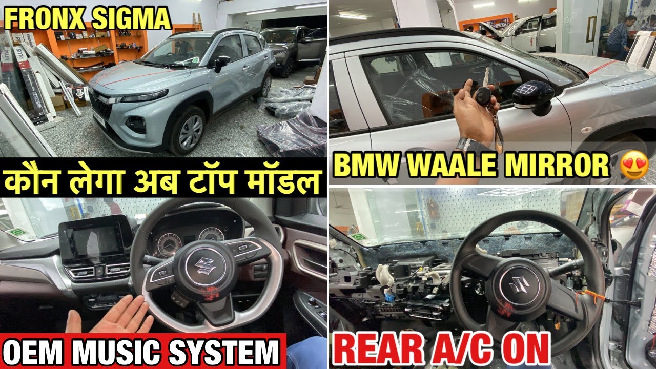 Base Models का नया बाप🔥- FRONX SIGMA TO ALPHA 😍 MODIFICATION 👌🏻 REAR AC ...