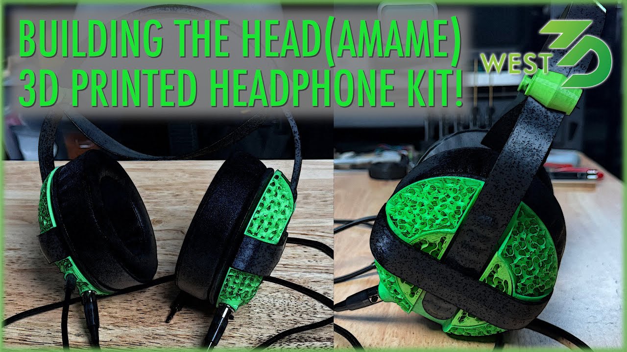 Building the Headamame 3D printed headphone kit - YouTube