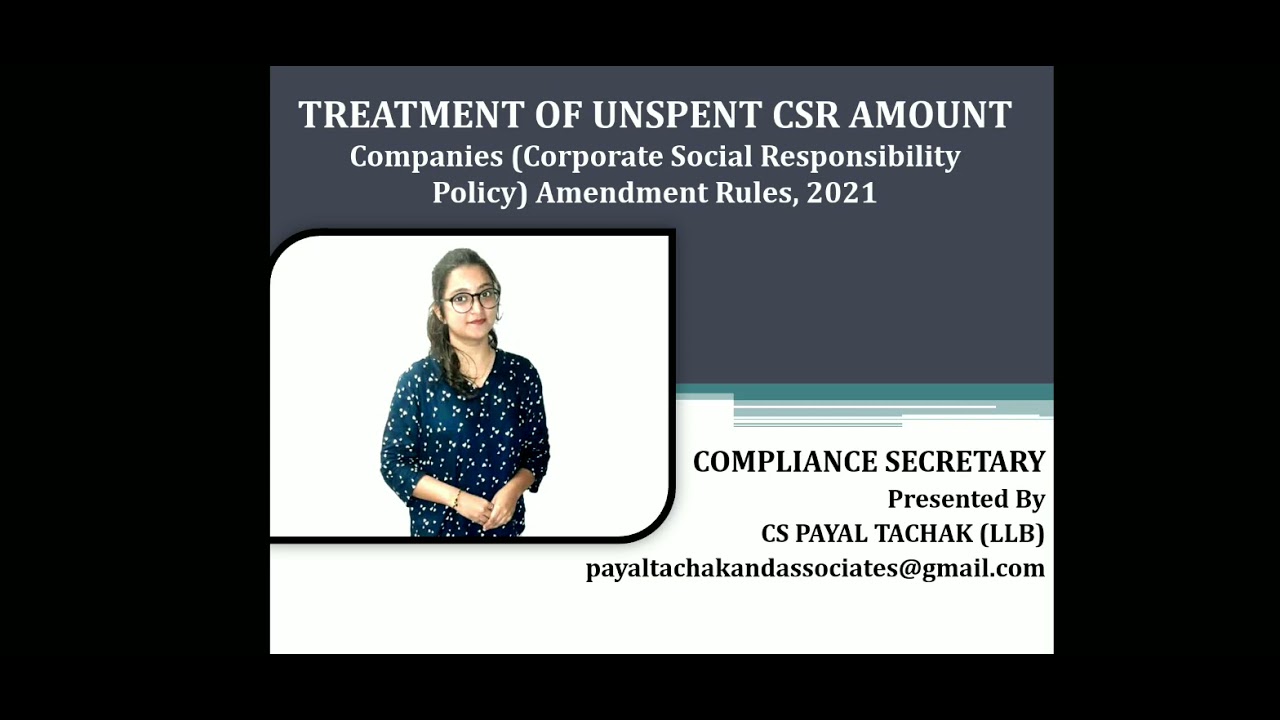 Treatment Of Unspent CSR Amount Rule 10 Companies CSR Policy treatment-of-unspent-csr-amount-rule-10-companies-csr-policy