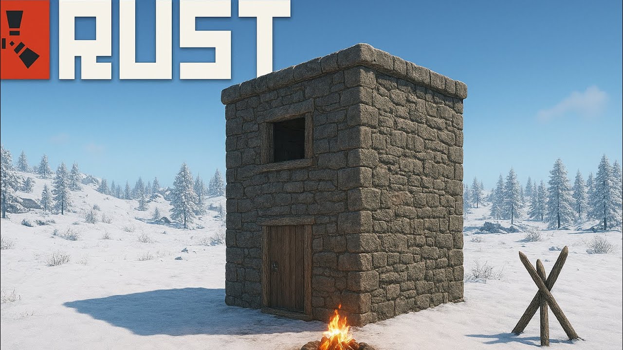 STARTER'S BASE RUST (AIRLOCK) , BASE DE INICIO #rustbase - YouTube