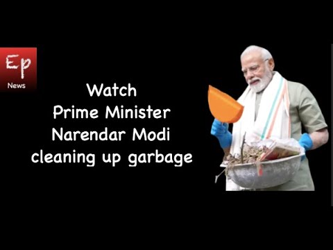 Prime Minister Narendar Modi picks up the broom to clean India ? #india ...