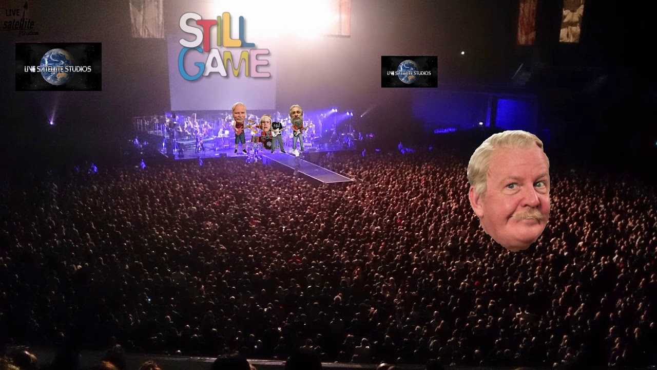 Still Game Band at The Glasgow SSE Hydro 2019 - Animation - YouTube