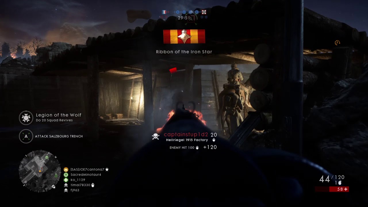 Battlefield 1 clearing a bunker - YouTube