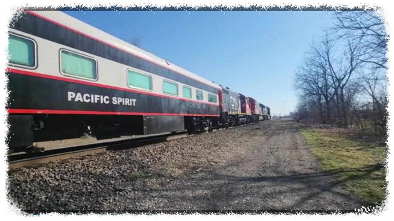 3/3/24 Special Pacific Spirit Car shows up & Slow moving Union Pacific ...