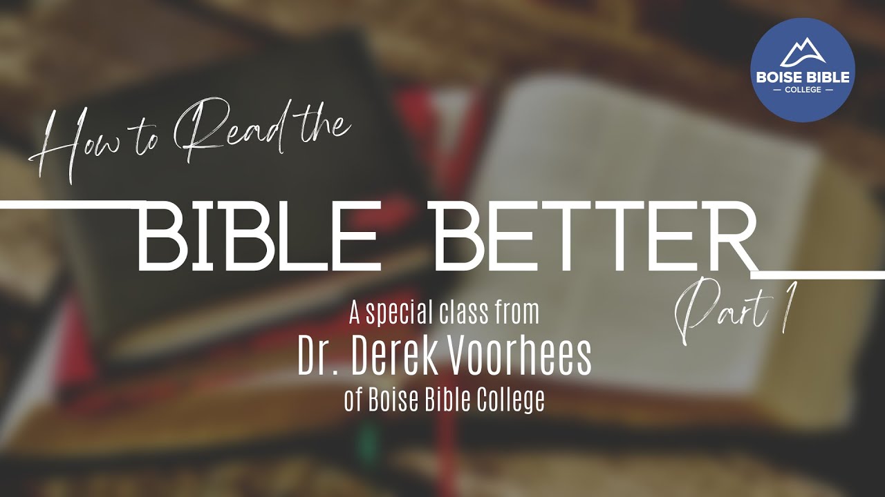 How to Read the Bible Better | Part 1 (Worksheets in the Description ...