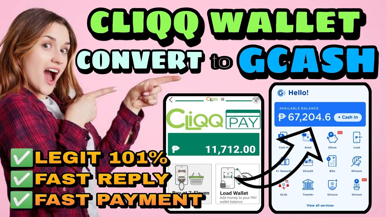 CLIQQ PAY WALLET TO GCASH| CONVERT 2023 - YouTube